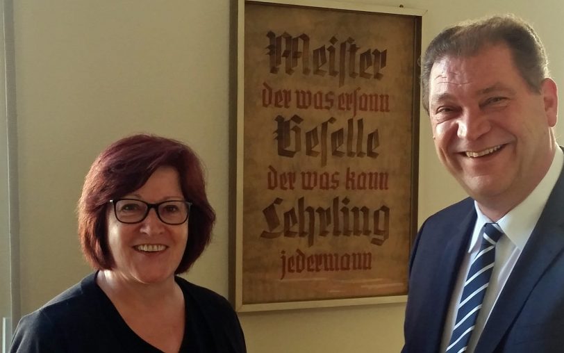 Ingrid Fischbach bei der Kreishandwerkerschaft | halloherne.de