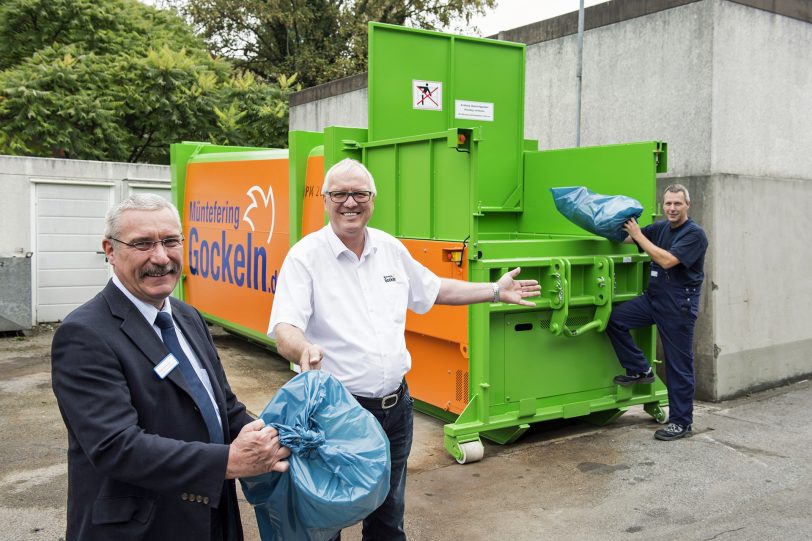 Neue Restmüll-Presse beim EvK | halloherne.de