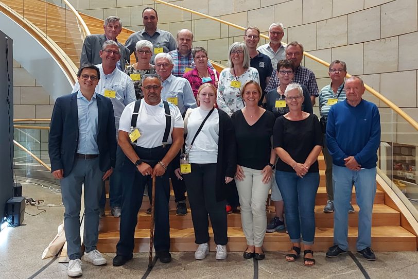 Besuch bei Alexander Vogt im Landtag | halloherne.de